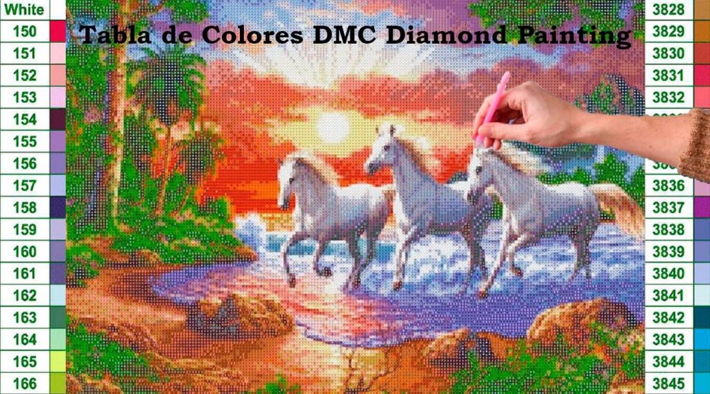 🎨 Tabla De Colores DMC Diamond Painting X Código 2025